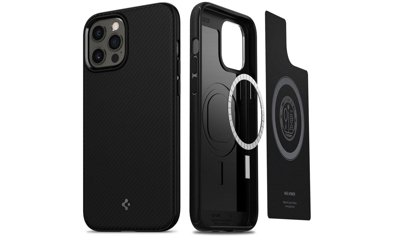 Spigen Mag Armor do iPhone 12/12 Pro czarny - Etui i obudowy na ...