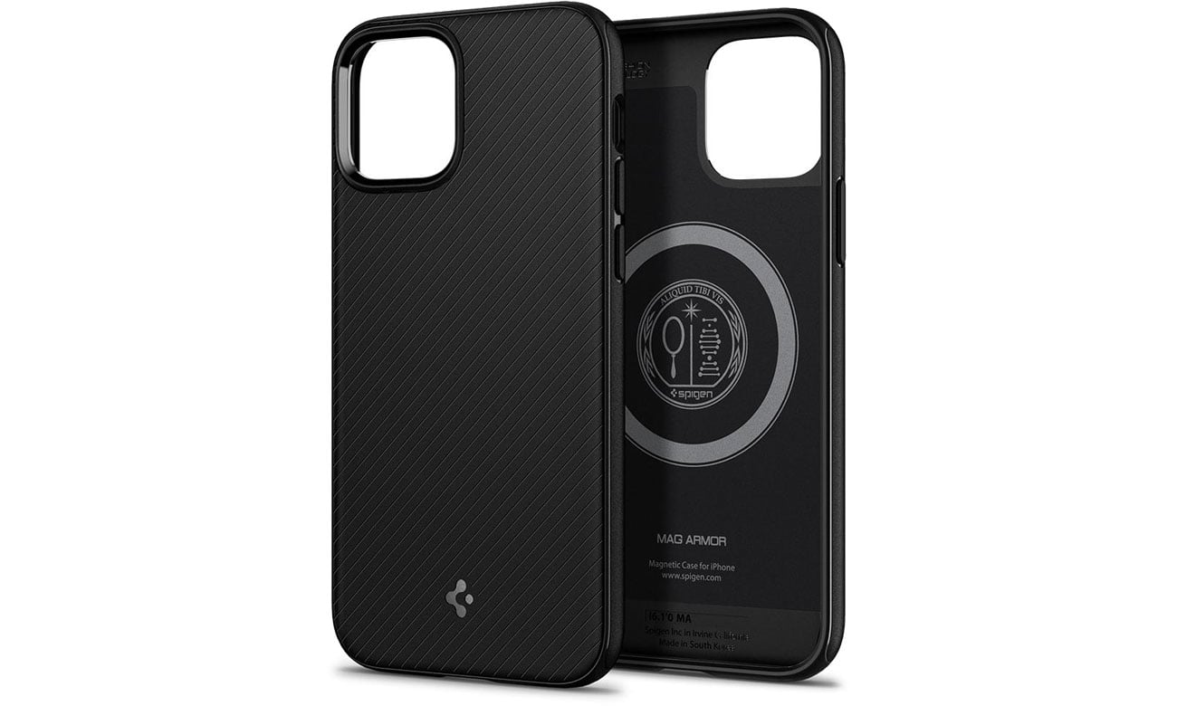 Spigen Mag Armor do iPhone 12/12 Pro czarny - Etui i obudowy na ...