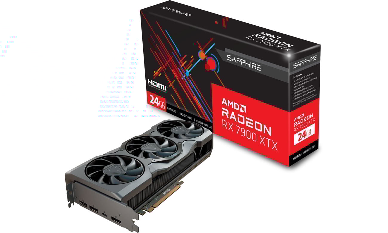 Sapphire Radeon RX 7900 XTX 24GB GDDR6 - Karty graficzne AMD - Sklep ...