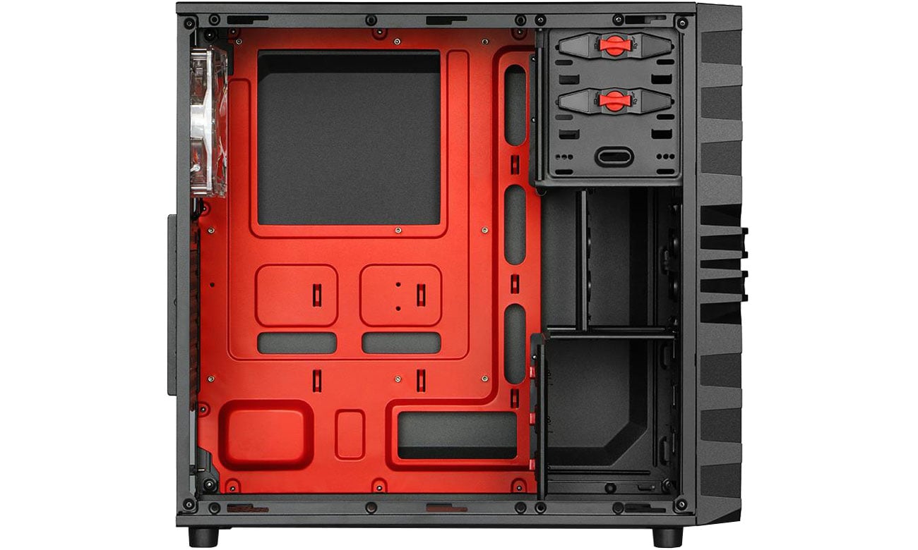 Sharkoon VG4-W Red - Obudowy do komputera - Sklep komputerowy - x-kom.pl