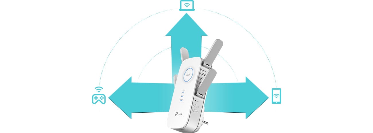 TP-Link RE500 LAN (802.11a/b/g/n/ac 1900Mb) plug repeater - Access ...