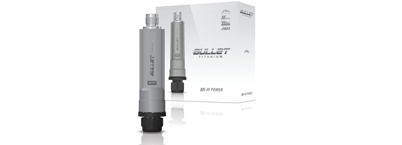 Ubiquiti airMAX Bullet M5-Titanium 5GHz 25dBm PoE (male N) - Access ...