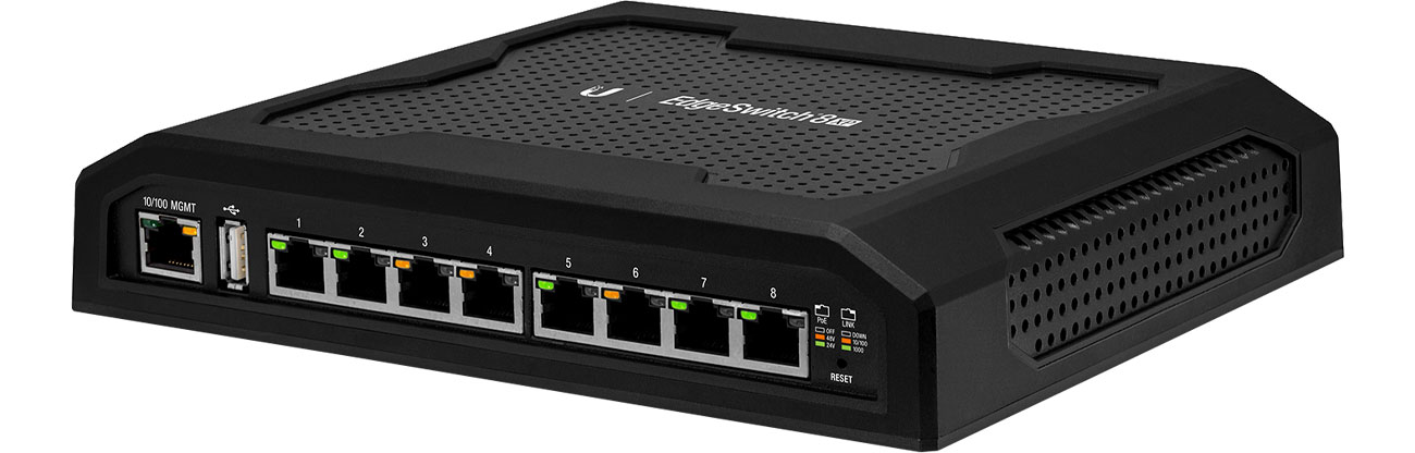 Ubiquiti 8p EDGEswitch XP (8x100/1000Mbit 8xPoE USB) - Switche - Sklep ...