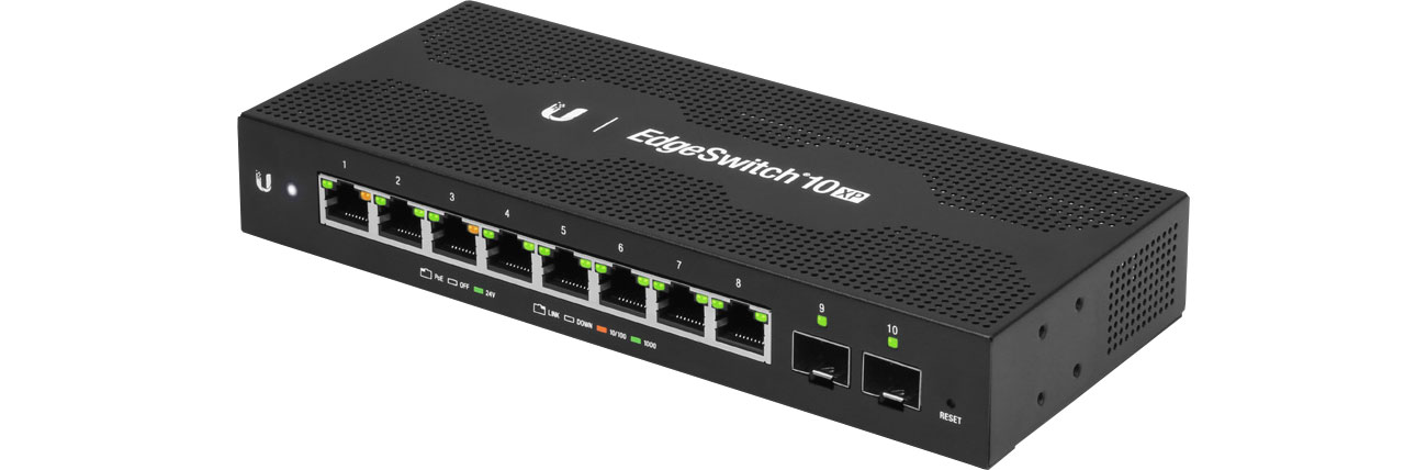 Ubiquiti 10p EDGEswitch 10XP (8x100/1000Mbit PoE, 2xSFP) - Switche ...