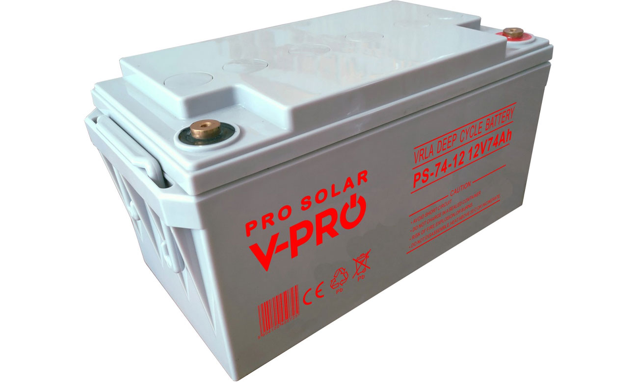 VOLT Akumulator DEEP CYCLE VPRO SOLAR 12V 74Ah VRLA - Akumulatory AGM ...