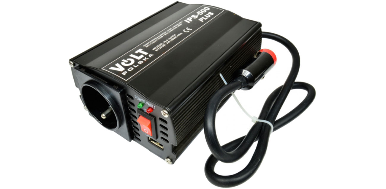 VOLT Przetwornica napięcia IPS 500 PLUS 12/230V (350/500W ...