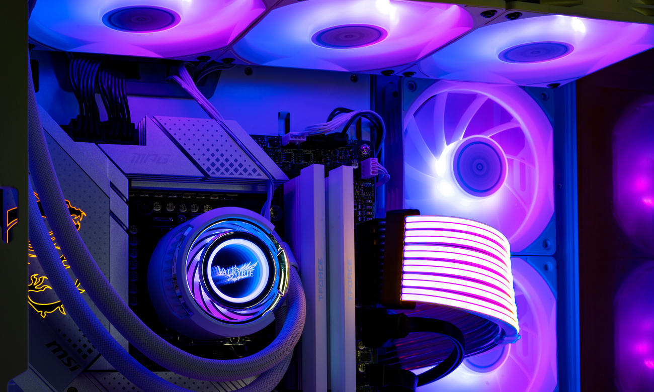 Valkyrie Jarn 240 ARGB White 2x120mm - Chłodzenia wodne - Sklep komputerowy - x-kom.pl